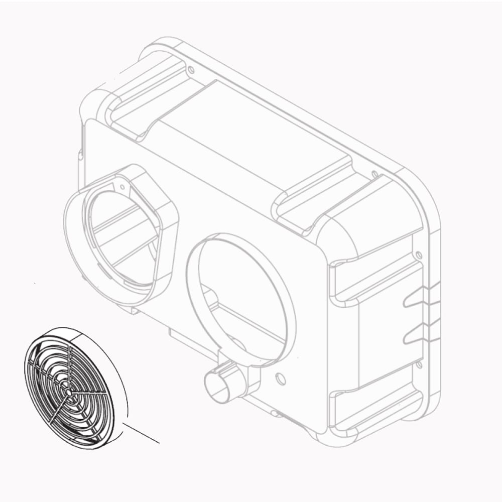 Webasto Air Intake Grille for Dual Top Systems